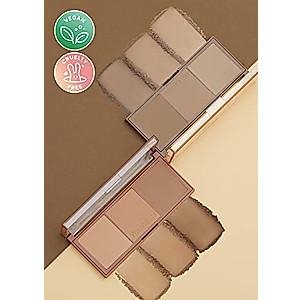 I'm Meme Palette - Afternoon Tea Contour | Mother's Day, Gifts. Buildable Coverage, 3 Shades, Light to Medium, Frozen Choco, 0.4 Oz