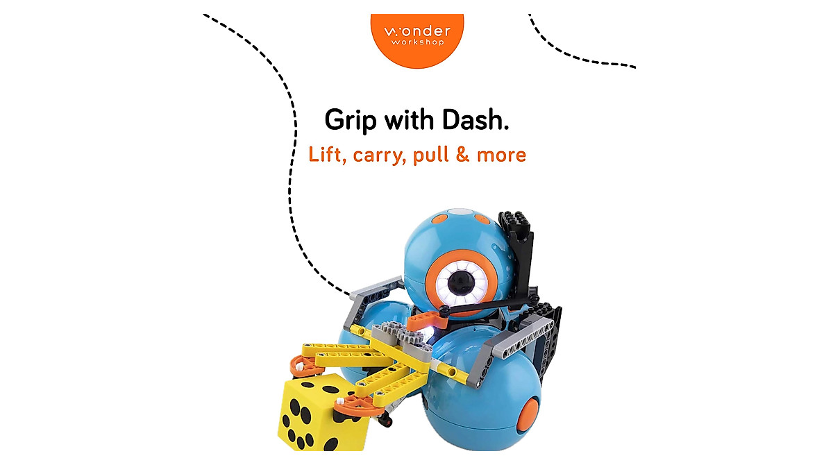 Dash Robot Gripper Kit: STEM Learning & Coding for Kids 6+