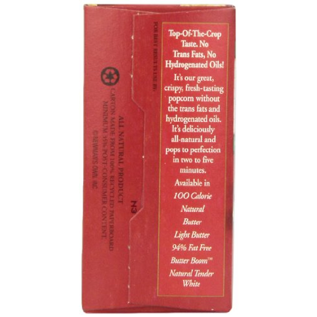 Newman's Own Light Butter Popcorn, 3.5 Oz, 3 Ct