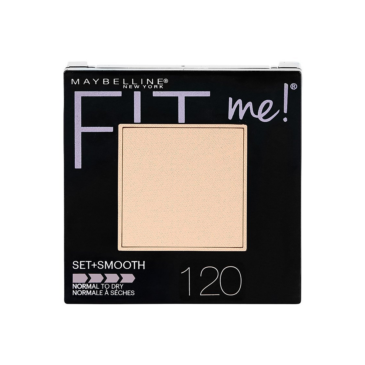 Maybelline New York Fit Me! Powder, 120 Classic Ivory, 0.3 Ounce