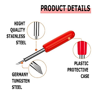 THANMAO 40 Pcs Replacement Blades Compatible with Explore Air 2/Air 3 /Maker/Maker 3 Cutting Machines - includ 10PCS Fine-Point Blades, 20PCS Standard Blaeds and 10PCS Deep Cutting Blades