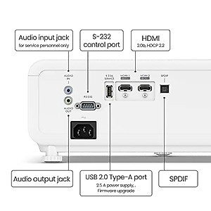 BenQ TH690ST 4LED Short Throw Gaming Projector | 1080p HDR | 2300lm | Game Mode for 8.3ms@120Hz Low Input Lag | Dual HDMI | S/PDIF | 5W*2 Speakers| 2D Keystone | 3D | PS5 | Xbox Series X & S