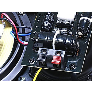 Monoprice 3-Way Fiber In-Wall Speakers - 8 Inch (Pair) With Removable And Paintable Grille - Caliber Series