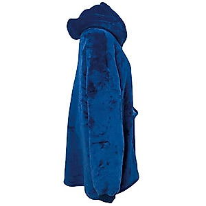 Ustyle Wearable Blanket Oversized Hoodie Blanket for Adults Cozy Sherpa Fleece Blanket Hoodie with Giant Pocket One Size Fits Most