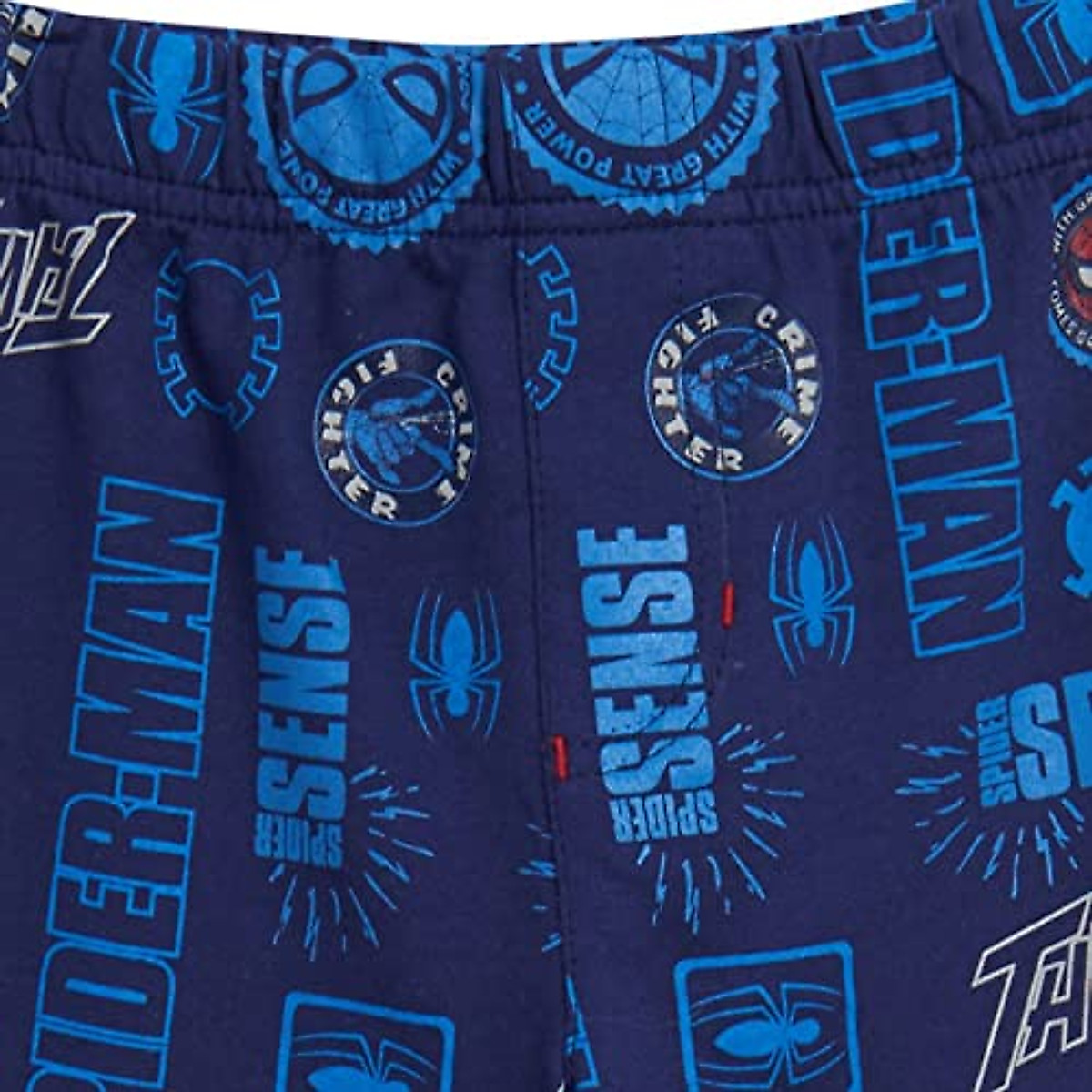 Marvel Avengers Spiderman Toddler Boys T-Shirt and French Terry Shorts Set 5T