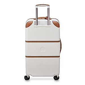 DELSEY PARIS Chatelet Air 2.0 Hardside Luggage Trunk with Spinner Wheels, Angora, Checked-26 Inch Trunk
