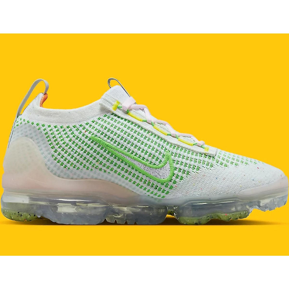 Nike Women's Air Vapormax 2021 FK Black/White-Metallic Silver (DC4112 002) - 10.5