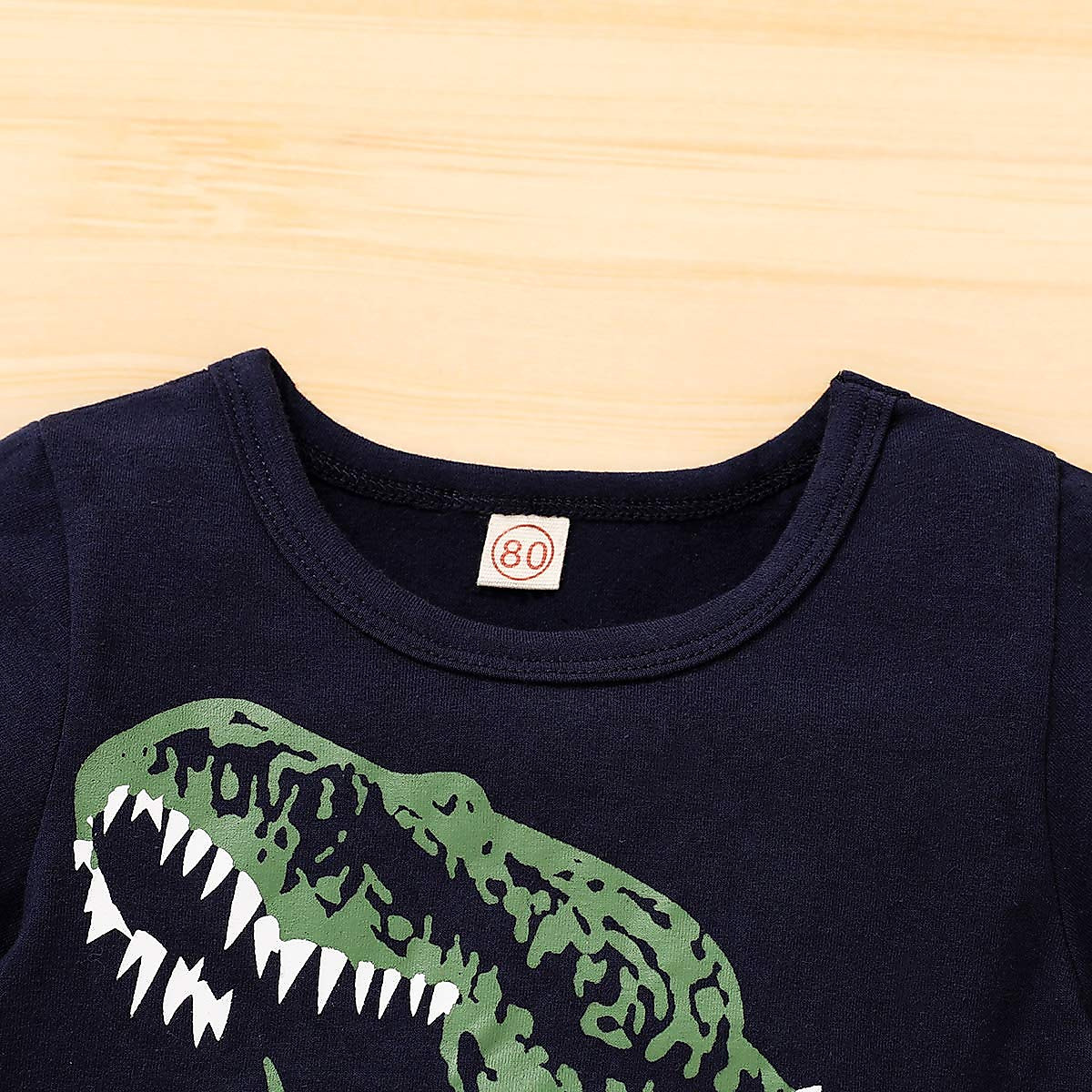 SEVEN YOUNG Toddler Baby Boy Summer Clothes Dinosaur Printed Short Sleeve T-Shirt Top + Short Pants 2pcs Boys Outfit Set (Green, 4-5 Years)