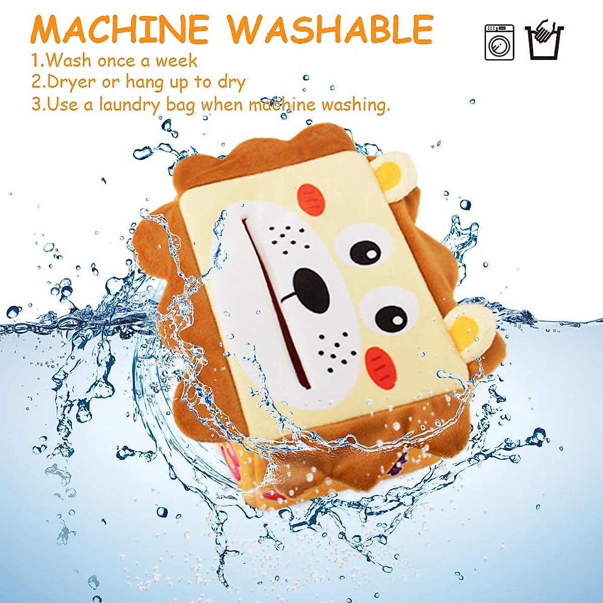 Magic Baby Tissue Box Toy,Funny Sensory Toys for Toddlers,Montessori Toys for Babies 6-12 Months,Soft 6-9-12-24 Month Old Baby Toys,Early Learning Infant Toys Gifts with Crinkle Squares Play Scarves