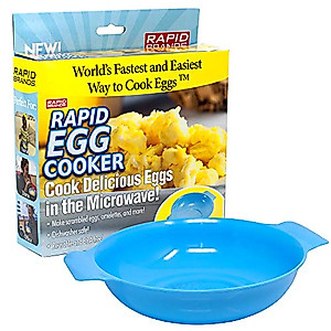 Rapid Egg Cooker | Microwave Scrambled Eggs & Omelettes in 2 Minutes | Perfect for Dorm, Small Kitchen, or Office | Dishwasher-Safe, Microwaveable, & BPA-Free