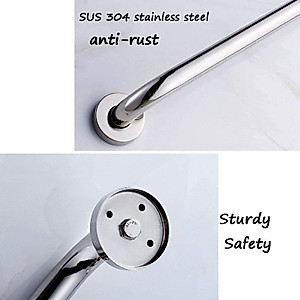 HongLianRiven Bath Handle Towel Rail Shower Grab Bar, Elderly Disabled Pregnant Women, Safety Non-Slip Accessible Bathroom Handrails, Bathtub, Toilet, Kitchen