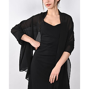 FURTALK Womens Soft Chiffon Shawls and Wrps For Evening Dresses Wedding Bridal Elegant Scarves