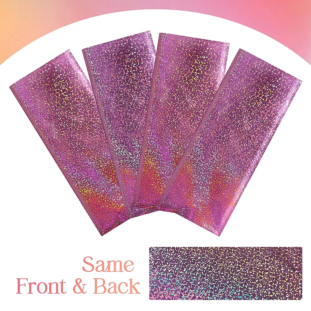 Just Shimmer 2 pcs Pink Holographic Plastic Tablecloths Laser Table Covers 40" x 108" Foil Disposable Table Cloths for Party Birthday Wedding Christmas Holiday Party Decorations