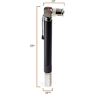 Coaxial (Coax) Pocket Continuity Tester (Tracer) with Voltage Toner (Sound) and Barrel Connector Bundle, for Testing, Labeling, and Identifying coaxial Lines - Long - Pocket Toner