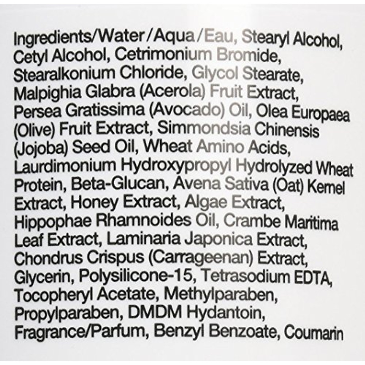 Label.m Honey and Oat Conditioner for Dry, Dehydrated Hair 33.8 Oz (1000 ml).