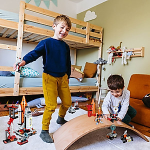 Toy Building Sets for Space Toys Building Kit with Launch Control Model Rocket Building Set,STEM Toys for City Space Toys for 6 7 8 9 10 11 12 Year Old Boys Gifts,Birthday Gifts (566 PCS)