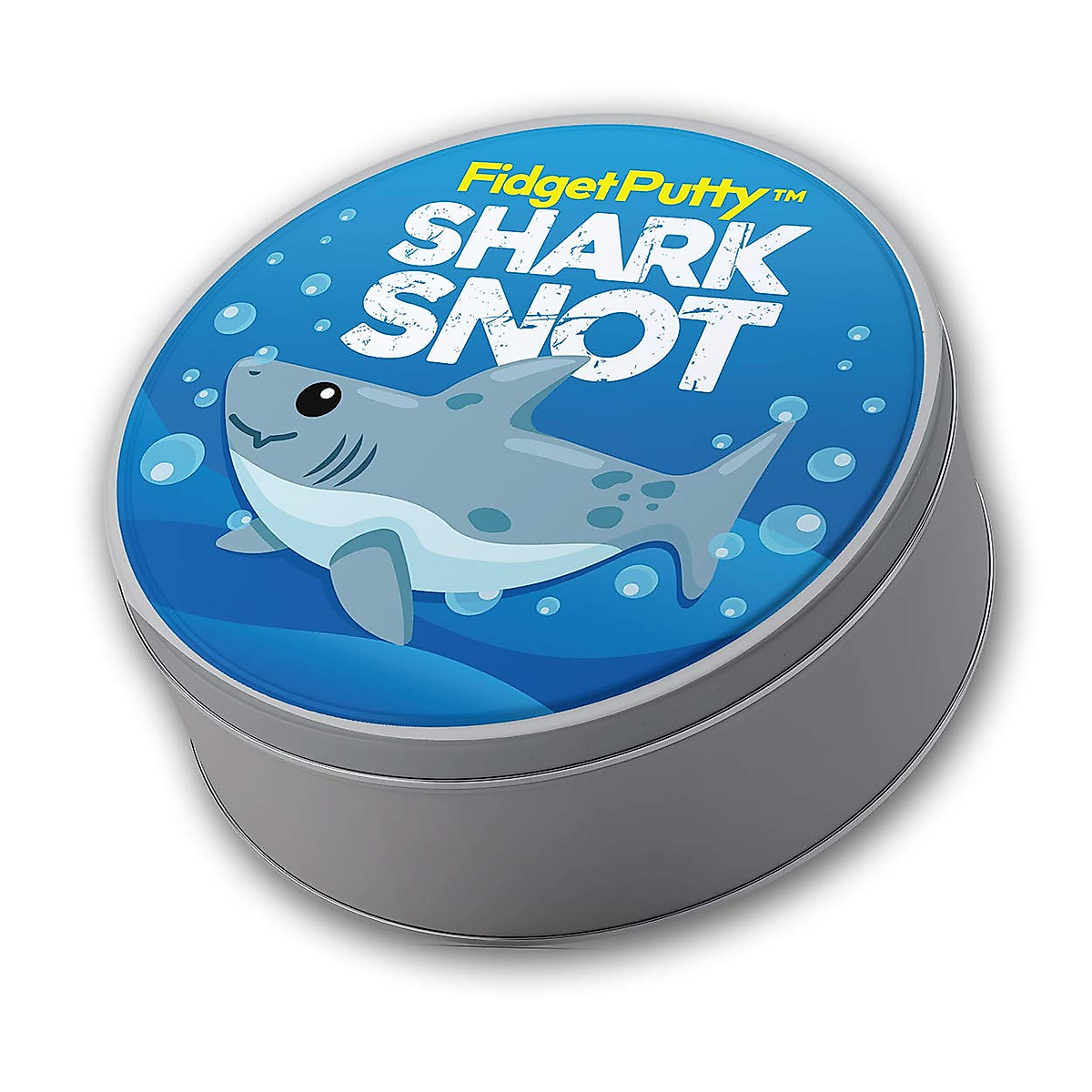 Gears Out Shark Snot Fidget Putty Stress Relief Cool Shark Ideas for Kids Stocking Stuffers for Boys and Girls Weird White Elephant Ideas Fidget Toys Blue Therapy Putty