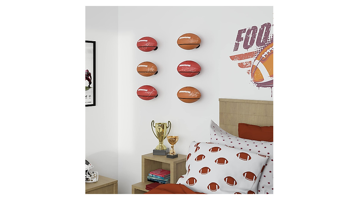 Wallniture SPORTA Football Holder - Organize & Display
