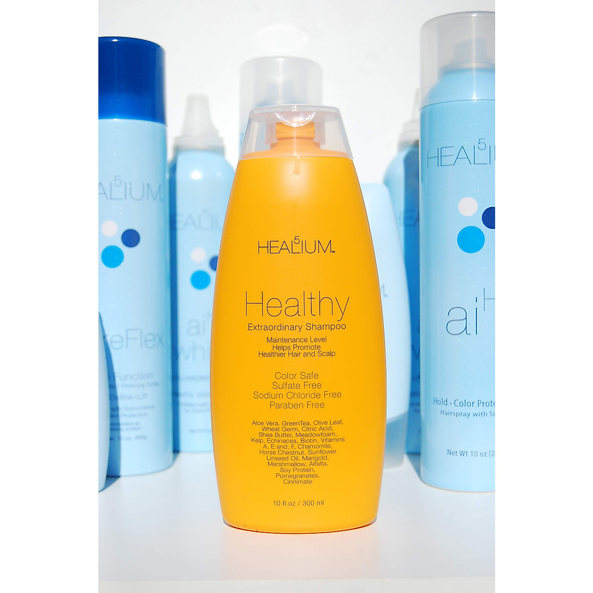 Healthy Shampoo, 10 oz - Sunscreen Oil Absorbing Moisturizing –Products for Men, Women, Curly, Frizzy, Fine, Thin Textures by Healium Hair