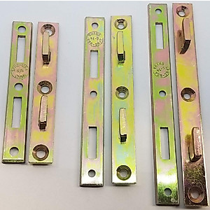 4" x 5/8" Bed Rail Fasteners Ylo Zinc 1/8" Mth Platte River Pkg 0f 4 Ea 130604 (4-Pack)