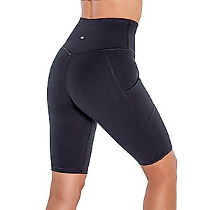 Marika Women's Standard Olivia High Rise Tummy Control Bermuda Short, Black, X-Large