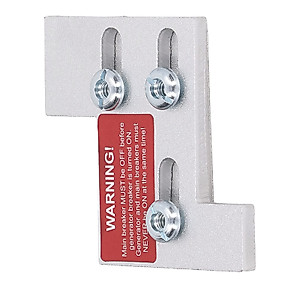 Generator Interlock Kit for GE Panels 150/200 Amp, Easy Installation, Aluminum Alloy, Safe Power Generation with 1-1/4 Inch Spacing