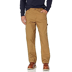 Wrangler Authentics Men's Fleece Lined Carpenter Pant,Autumn Khaki,34W X 32L