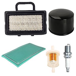 HIFROM Flat Air Filter Pre Filter Oil Filter Fuel Filter Spark Plug Replacement for 792101 273638S 672772 671231 5408 5408H 273238 Replacement fits Intek V-Twin Engines 16-27 HP
