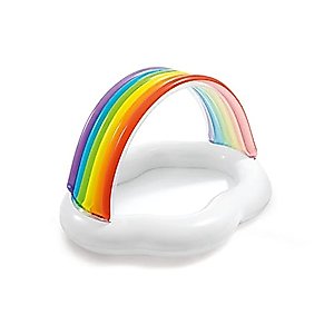 Intex Rainbow Cloud Inflatable Baby Pool, for Ages 1-3