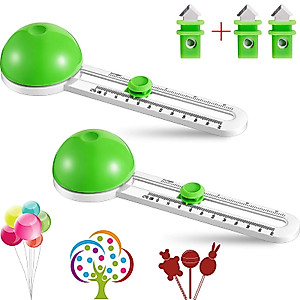 2 Pieces Circular Paper Cutter Rotary Circle Paper Cutter Paper Trimmer Scrapbooking Tool Rotary Cutter Craft Supplies Round Cutting Knife Model Cards Cutters for Art and DIY Crafts, Cards Making