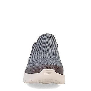 Skechers Men's Gowalk Flex-Athletic Slip-on Casual Loafer Walking Shoes with Air Cooled Foam Sneaker, Charcoal, 10.5 X-Wide