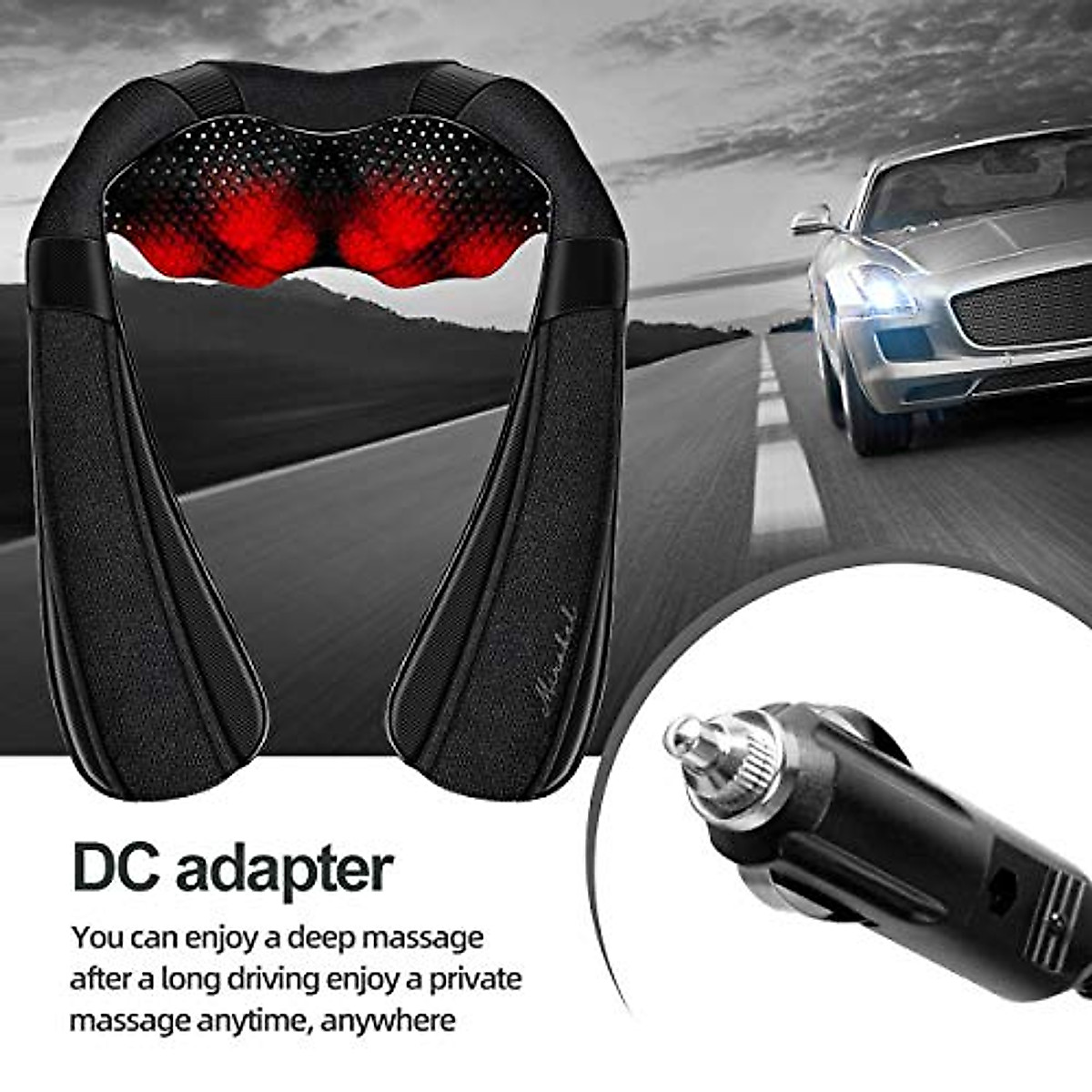 Mirakel Neck Massager, Shiatsu Back Neck Massager with Heat, Electric Back Massager, Neck Massager Pillow for Neck, Back, Shoulder, Foot, Leg, Muscle Pain Relief, Shoulder Massager - Graduation Gifts