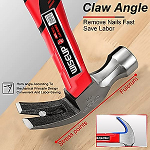 Hammer and nails Set 560pcs Wall Nails & Finish Nails For Hanging Pictures Small Hammer Set 8oz Tape Measure 10ft Basic Woodwork Tool Kit For Home Decor,Wood Craft,Household DIY Supplies