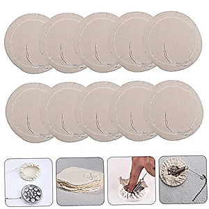CRAFTHROU 20pcs Coffee Pot Filter Cloth Espresso Maker Coffee Filter Clothes Coffee Filter Paper Bag Espresso Pitcher Coffee Pot Tool Thai Tea Strainer Coffee Supply Coffee Tool Beige Cotton