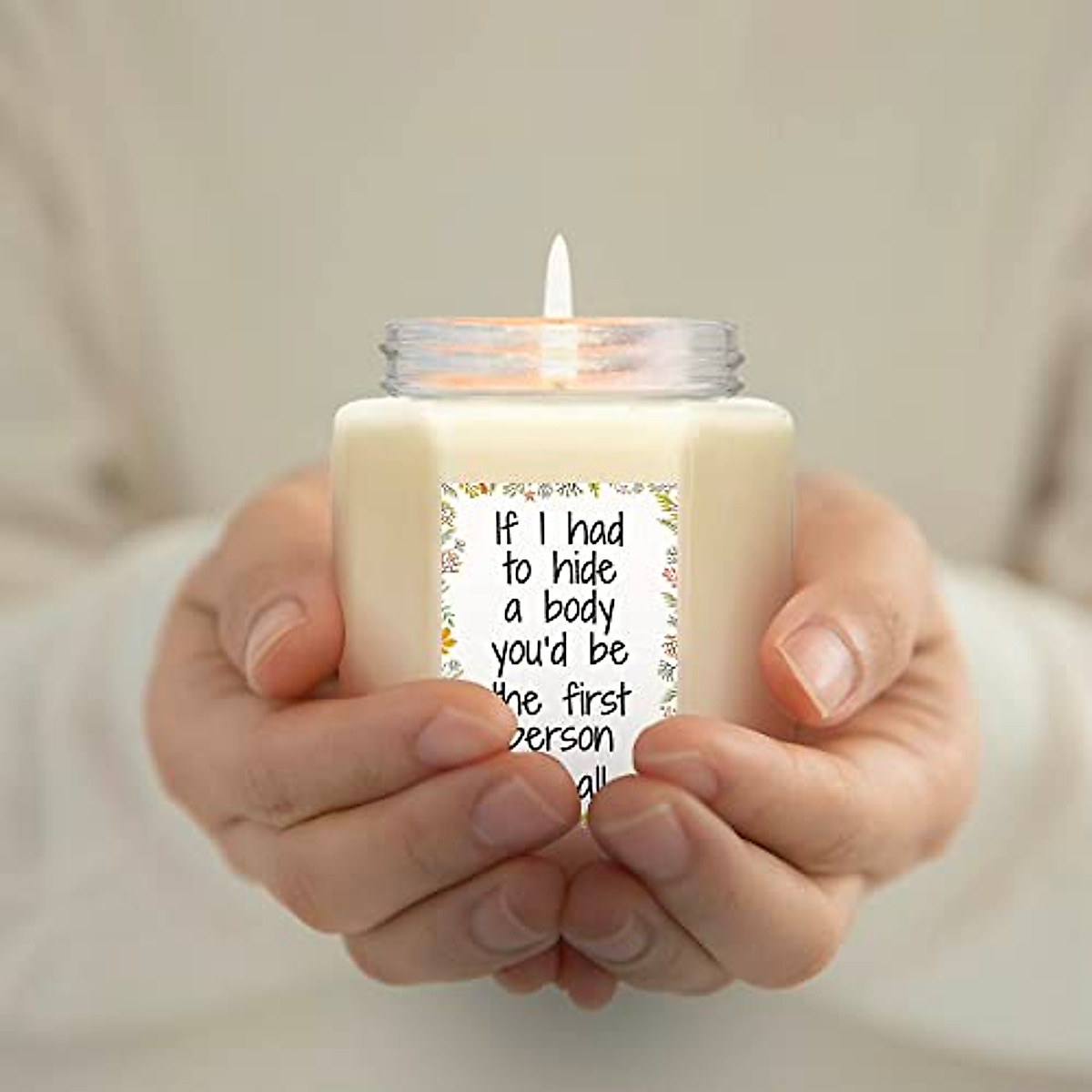 Birthday Gifts For Women - Best Friend Giftss for Women – Female Friendship Gifts, Sisters Gifts From Sister - Funny Birthday Presents Unique Gag Gifts For BFF, Bestie, Coworker - Lavender Candle 8 Oz