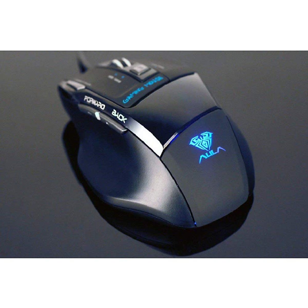 Beastron gaming keyboard and mouse combo,LED 104 Keys USB Ergonomic Wrist Rest Computer Keyboard USB Wired for Windows PC Gamers