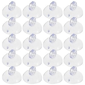 Cabilock 200pcs String Mini Suction Cup Lighting Accessories Window Screen Clips Window Suction Cup Hook Led Light Hanger Outside Fairy Light Suction Cup Wall Clip Plastic Fish Tank