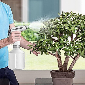 Electric Saniti-zer Sprayer Bottle Automatic Watering Fogger USB Garden Tool (Orange)