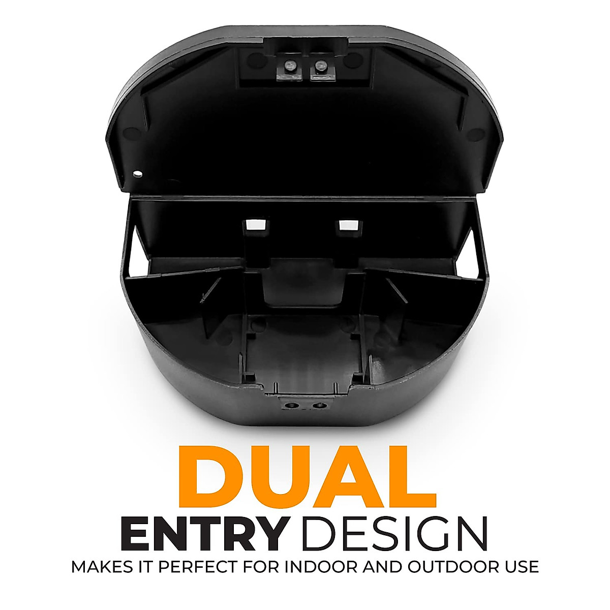 16 Pack - Mouse Bait Stations – Mice, Moles or Small Rodent Traps – Reusable Indoor Rodent Control Bait Box