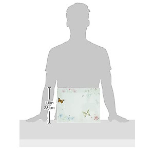 Lenox Butterfly Meadow Large Glass Cutting Board, 2.95 LB, Multi