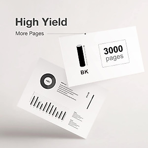 LEMERO 58A (with Chip) Remanufactured Toner Cartridge Replacement for HP 58A CF258A CF258X 58X for Laserjet Pro MFP M428fdw M404dn M404n M404dw M428fdn M404 Printer (Black)