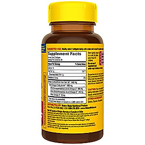 Nature Made Extra Strength Burp Less Omega 3 Fish Oil 1400 mg Minis, Fish Oil Supplements as Ethyl Esters for Healthy Heart, Brain and Eyes Support, Omega 3 Supplement, 60 Softgels, 30 Day Supply