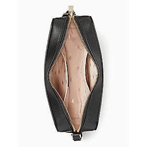 Kate Spade Harper Leather Crossbody Purse in Black
