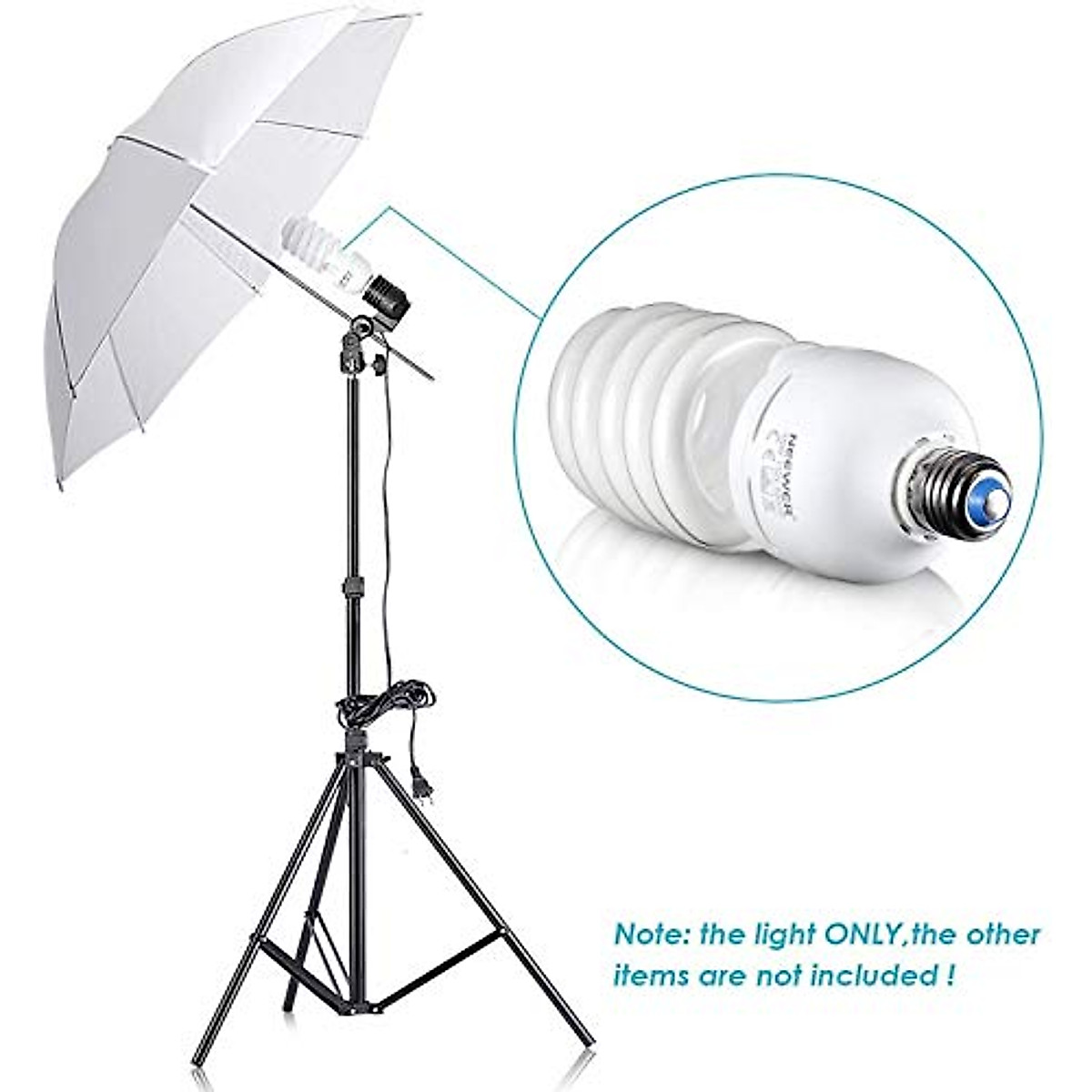 SLOW DOLPHIN Photo CFL Full Spectrum Light Bulb, 45W 5500K CFL Daylight Photography Photo Video Studio Lighting (3PCS)