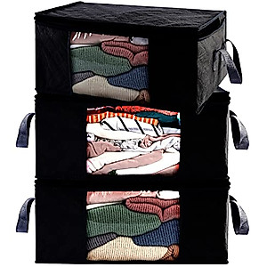 ABO Gear Storage Bags G01B, Dark Black, 3 Count