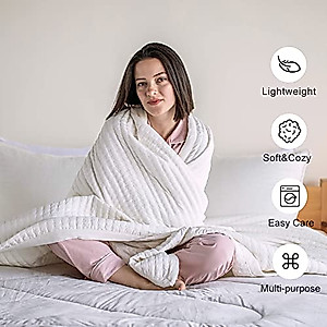 DAWNDIOR Queen Quilt Bedding Sets & Collections Modern Farmhouse Boho Luxury Neutral Stitch Bedspread Coverlet Soft Lightweight Tan Reversible Comforter for Summer (1 Quilt,2 Pillow Shams)