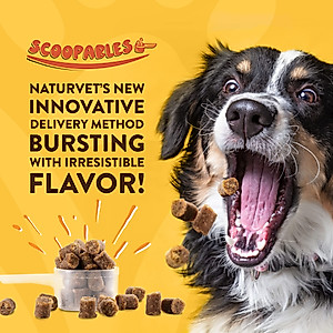 NaturVet Scoopables Aller-911 Dog Allergy Support Vitamins - Supports Immunity & Seasonal Allergies in Dogs - Hickory Smoked Bacon Flavored Pet Health Supplement | 11oz Bag