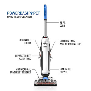 Hoover PowerDash Pet Hard Floor Cleaner Machine, Wet Dry Vacuum, FH41000, White