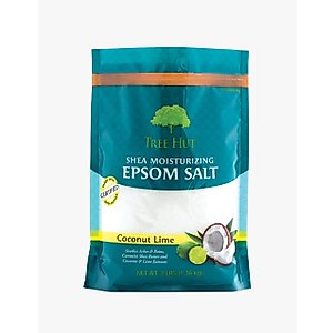 Tree Hut Shea Moisturizing Epsom Salt Coconut Lime, 3Ibs, Ultra Hydrating Epsom for Nourishing Essential Body Care