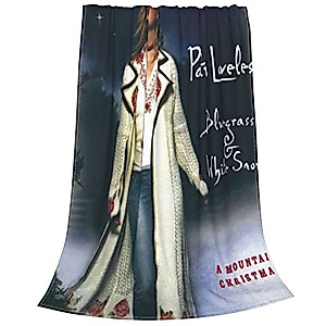 Flannel Blanket Patty Loveless Soft Lightweight Throw Blanket Warm Durable Sofa Couch Decor Beding 50"X40"